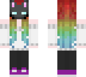 Cat Mask Girl 4 | Minecraft Skin