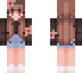cute flower girl | Minecraft Skin