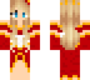 Empress color inverted. | Minecraft Skin