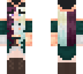 Enderfox girl halloween full pirate costume | Minecraft Skin