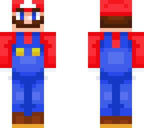 Mario Characters Minecraft Skins