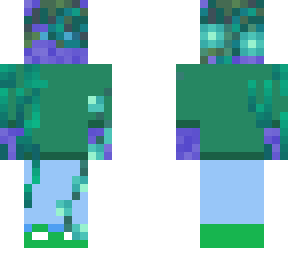 Overgrown Warped Enderman | Minecraft Skin