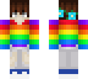 cool rainbow boy | Minecraft Skins