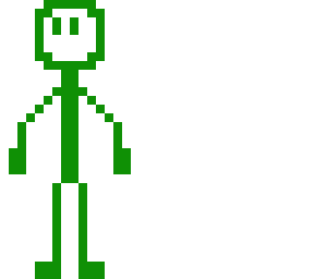 Stickman (green) | Minecraft Skin