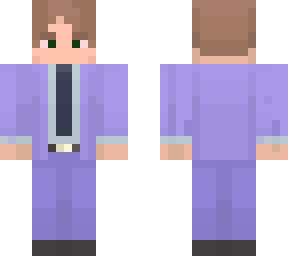 JPE_TheDweeb Business Boy (green eyes) | Minecraft Skin