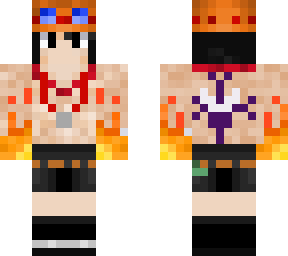 One Piece Ace | Minecraft Skin