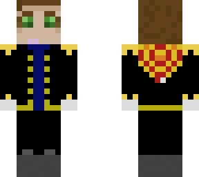 Royal w/ Fire cape | Minecraft Skin