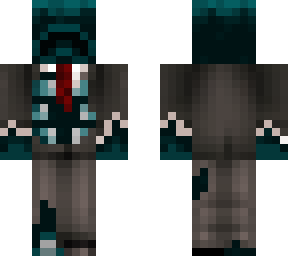 Warden Wearing Tattered Suit | Minecraft Skin
