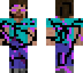 corrupted steve | Minecraft Skin