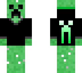 Creeper Hoodie Minecraft Skins