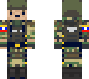 FANB (Army Special Soldier) (PASGT Kevlar Helmet) | Minecraft Skin