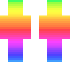 rainbow skin | Minecraft Skin