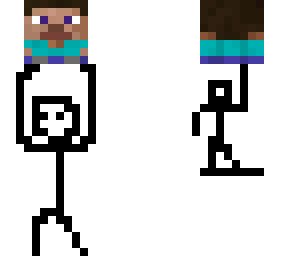 steve holding tv | Minecraft Skins