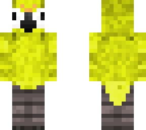 Yellow parrot | Minecraft Skin
