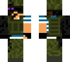 Enderman Corrupted Soldier | Minecraft Skin