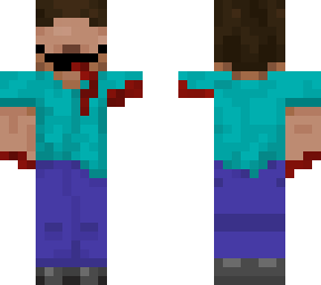 faceless horror steve | Minecraft Skin