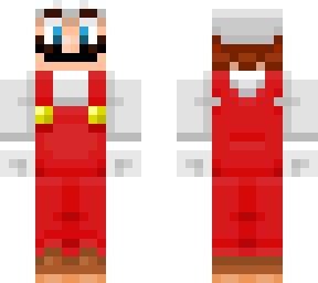 Fire Mario | Minecraft Skin