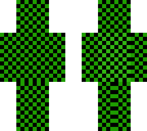 Green & Black | Minecraft Skin