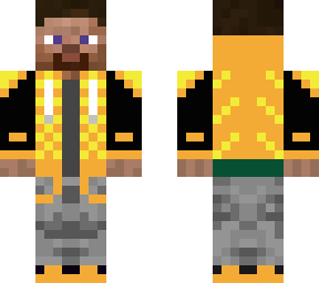 youtuber orange steve | Minecraft Skins