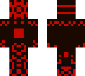 red and black demon | Minecraft Skins