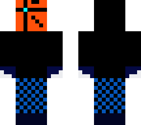 RGB hoodie person with mask. | Minecraft Skin