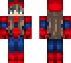 spidergirl mask | Minecraft Skin