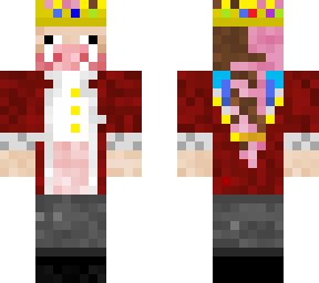 Updated Technoblade tribute | Minecraft Skin