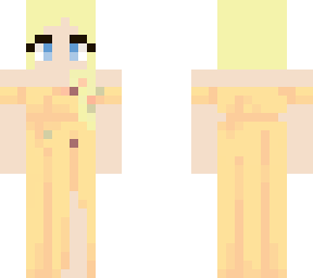 Alex ina yellow dress | Minecraft Skin
