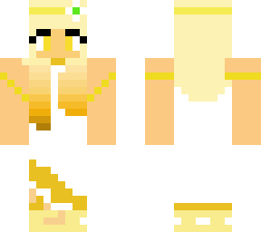Greek Goddess Blonde Fading Hair | Minecraft Skin