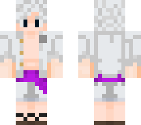 gear 5 luffy | Minecraft Skins