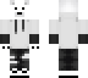 oso outfit blanco | Minecraft Skin
