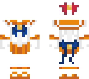 Sailor Venus base | Minecraft Skin