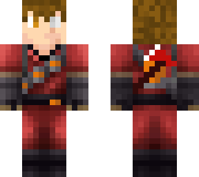 Unmasked Pyro | Minecraft Skin