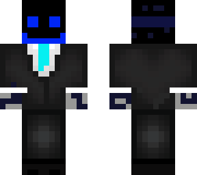 blue mask ghost | Minecraft Skin
