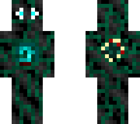 Corrupted Obsidian Girl | Minecraft Skin