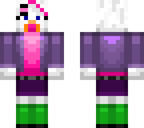 Glamrock Chica Fury's Rage | Minecraft Skin