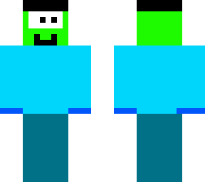 stickman green | Minecraft Skins