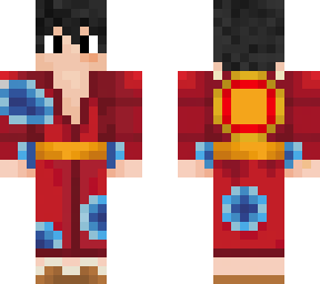 Luffy Wano Minecraft Skins
