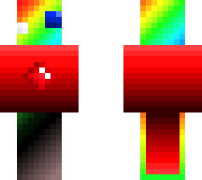 rainbow peperoni updated | Minecraft Skin