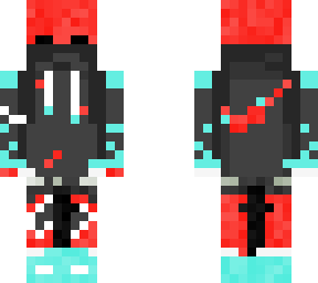 red skeleton | Minecraft Skin