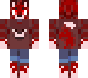 Red wolf boy | Minecraft Skin