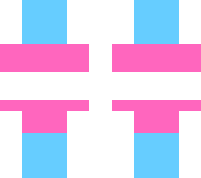 Transgender Flag (Pride/LGBTQIA+) | Minecraft Skin