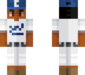 -Home Run|Jackie Robinson- | Minecraft Skin