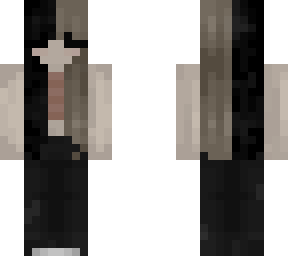 aesthetic split dyed hair girl headset | Minecraft Skin