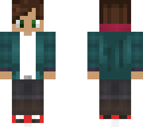 me in green bomber jacket | Minecraft Skin