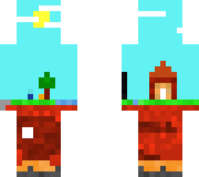 overworld and nether skin | Minecraft Skin