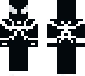 symbiote spiderman | Minecraft Skins