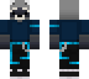 techwear raccoon (classic) | Minecraft Skin