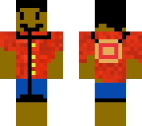 black luffy | Minecraft Skin