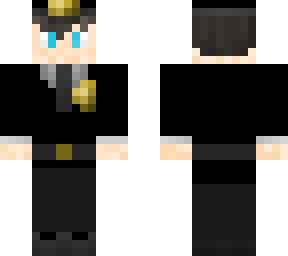 Black police | Minecraft Skin